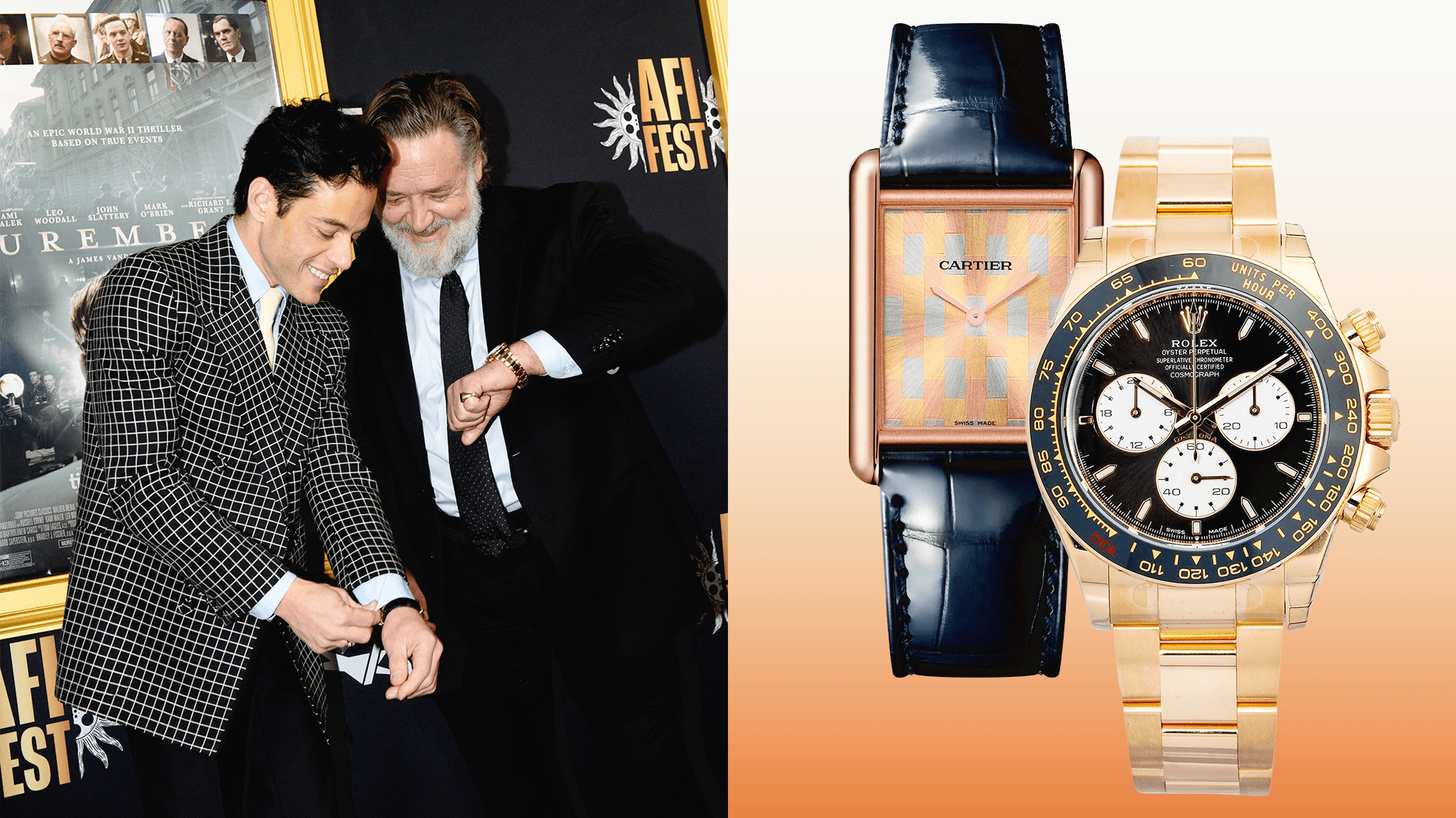 Russell Crowe and Rami Malek Compared Absurdly Sick Watches on the Red ...
