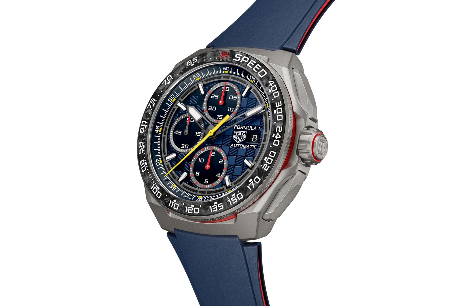 Isack Hadjar Wears a TAG Heuer Formula 1 Chronograph at Red Bull’s F1 ...