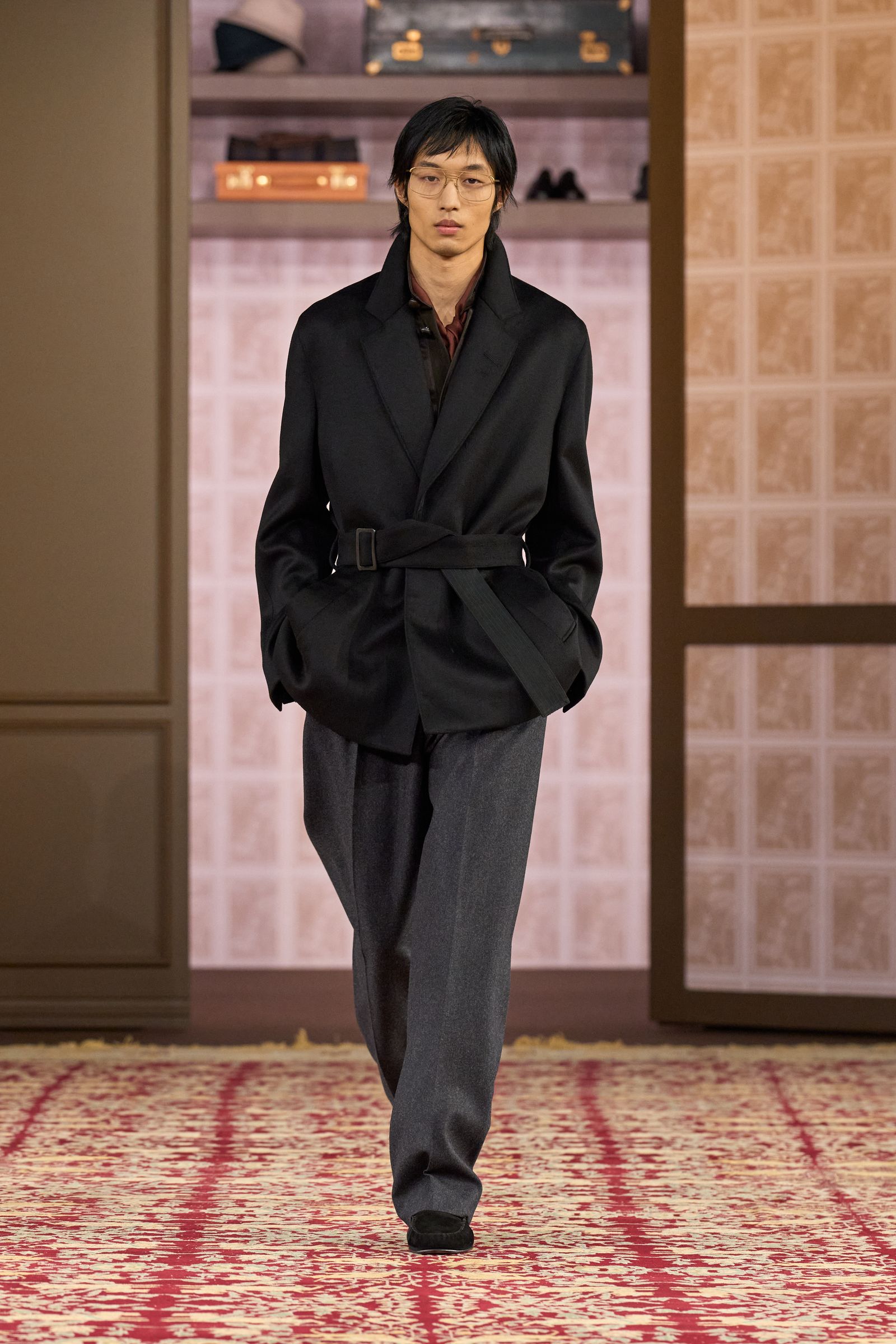 The Zegna Fashion Show Set Took Us Inside the Family Closet, Literally ...