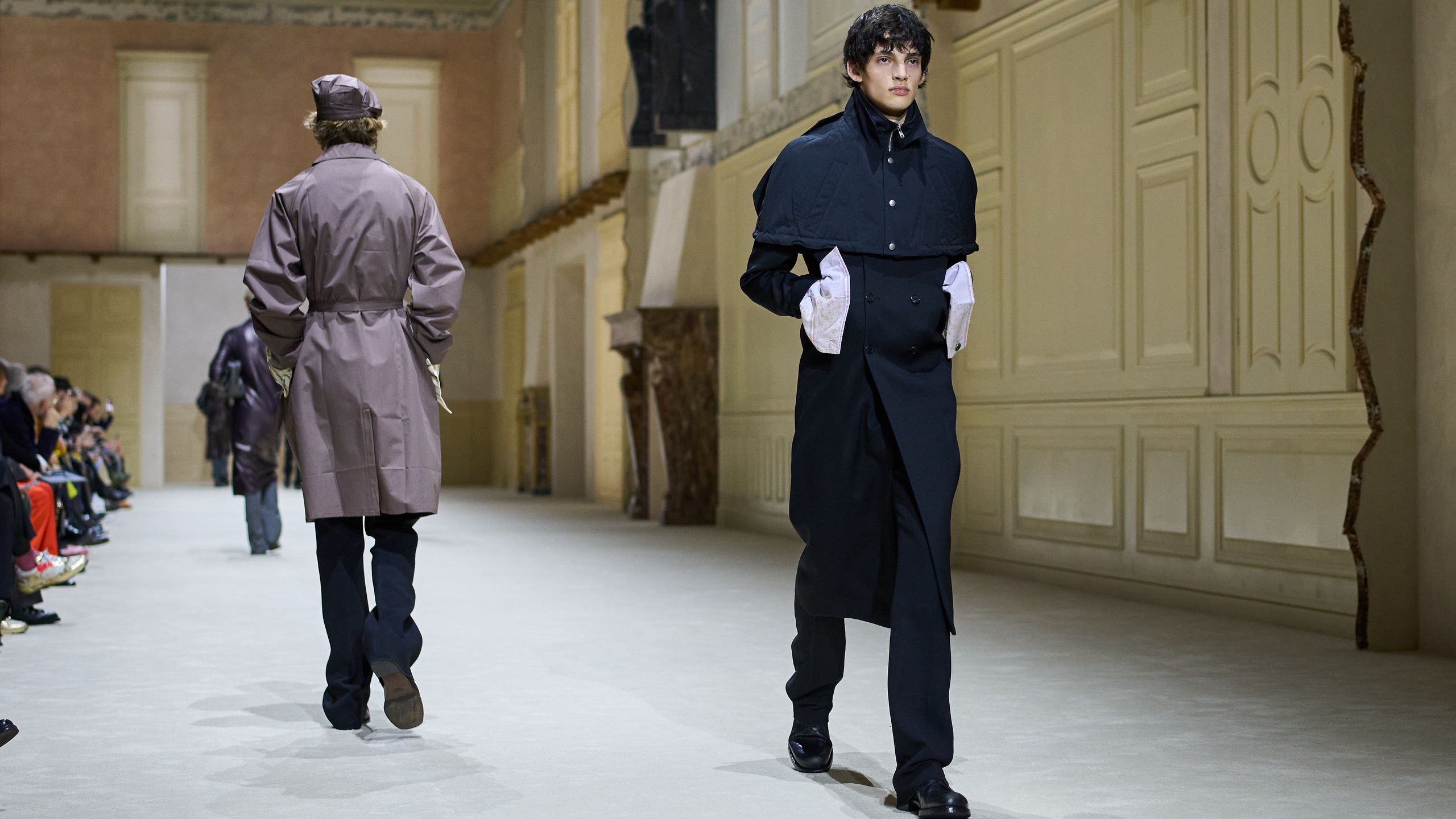Prada Shakes Up the Foundations of Menswear at Its Winter Show in Milan ...