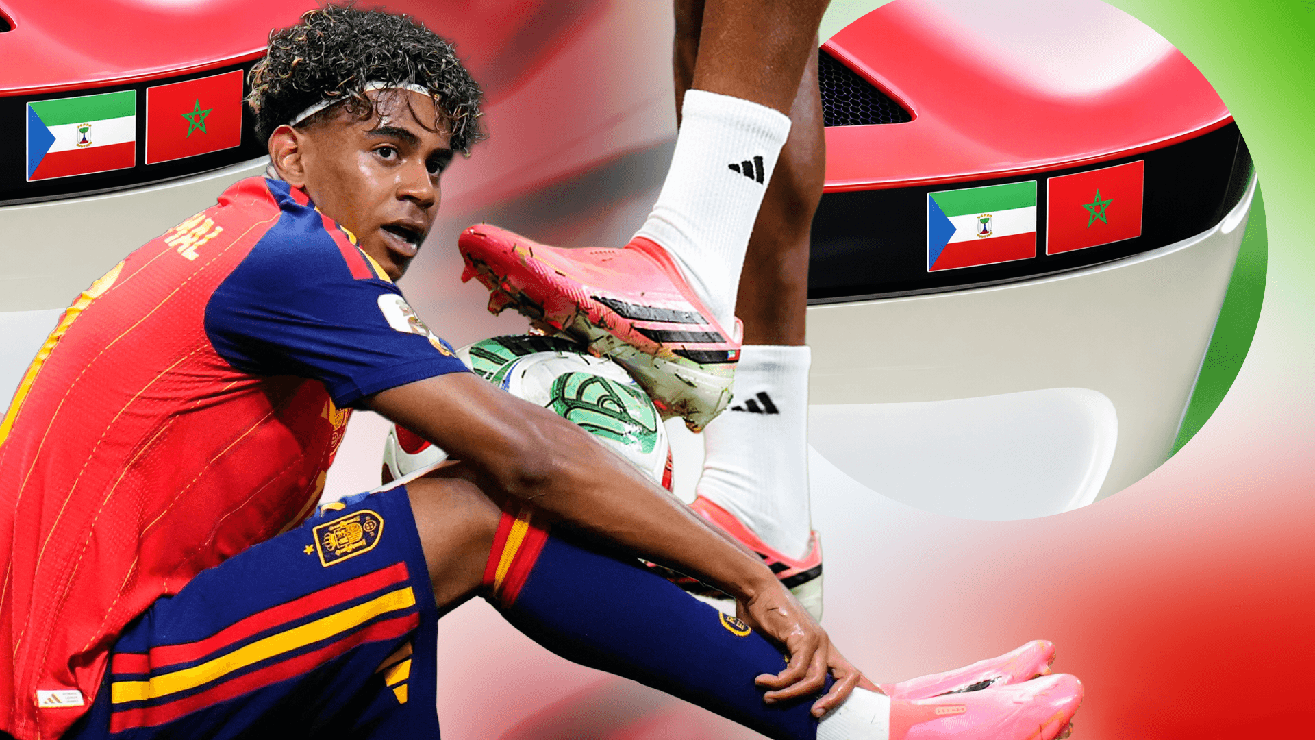 Lamine Yamal Wears the Flags of Morocco and Equatorial Guinea on His ...